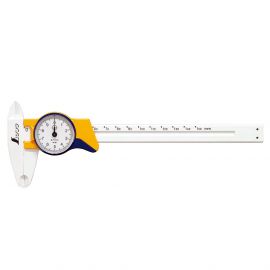 Shinwa® Glass Fiber Caliper with Clock