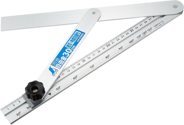 Shinwa Aluminium Sliding Bevel Angle Finder 30 cm