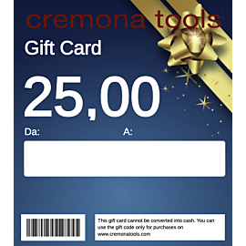 Gift Card Cremona Tools - the perfect gift for wood workers